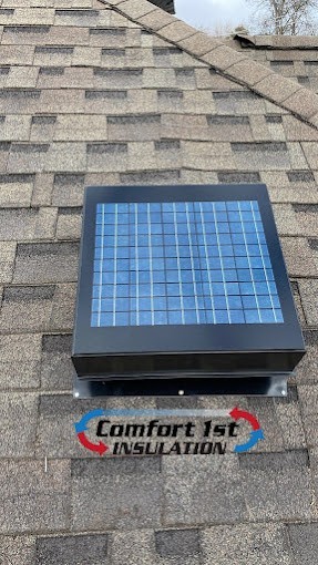 The Benefit Of Installing Solar Power Attic Vents - Comfort 1st Insulation